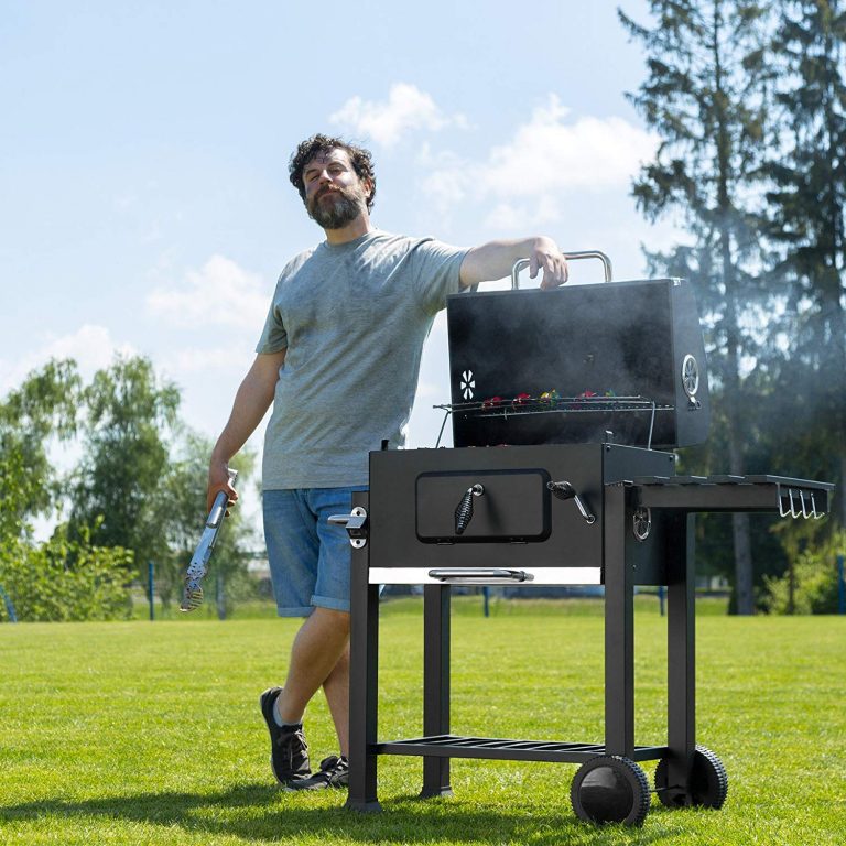 Barbecue charbon de bois fumoir TecTake BBQ GRILL - La Testeuse